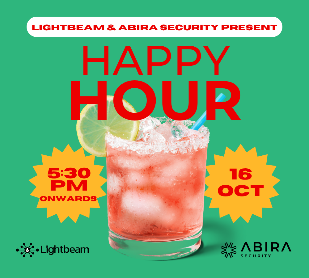 Happy Hour with Lightbeam & Abira Security